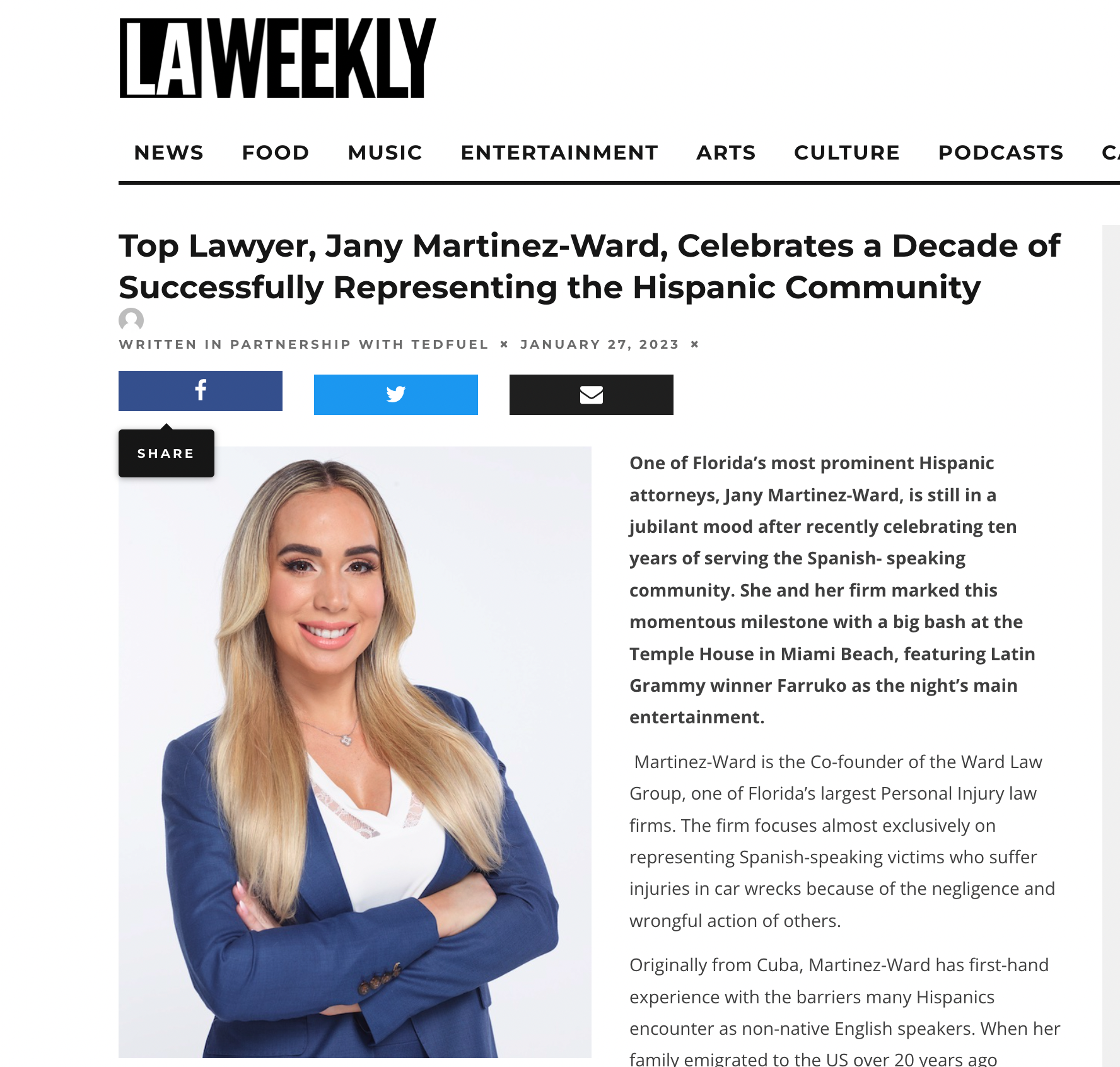 In The Media | The Ward Law Group