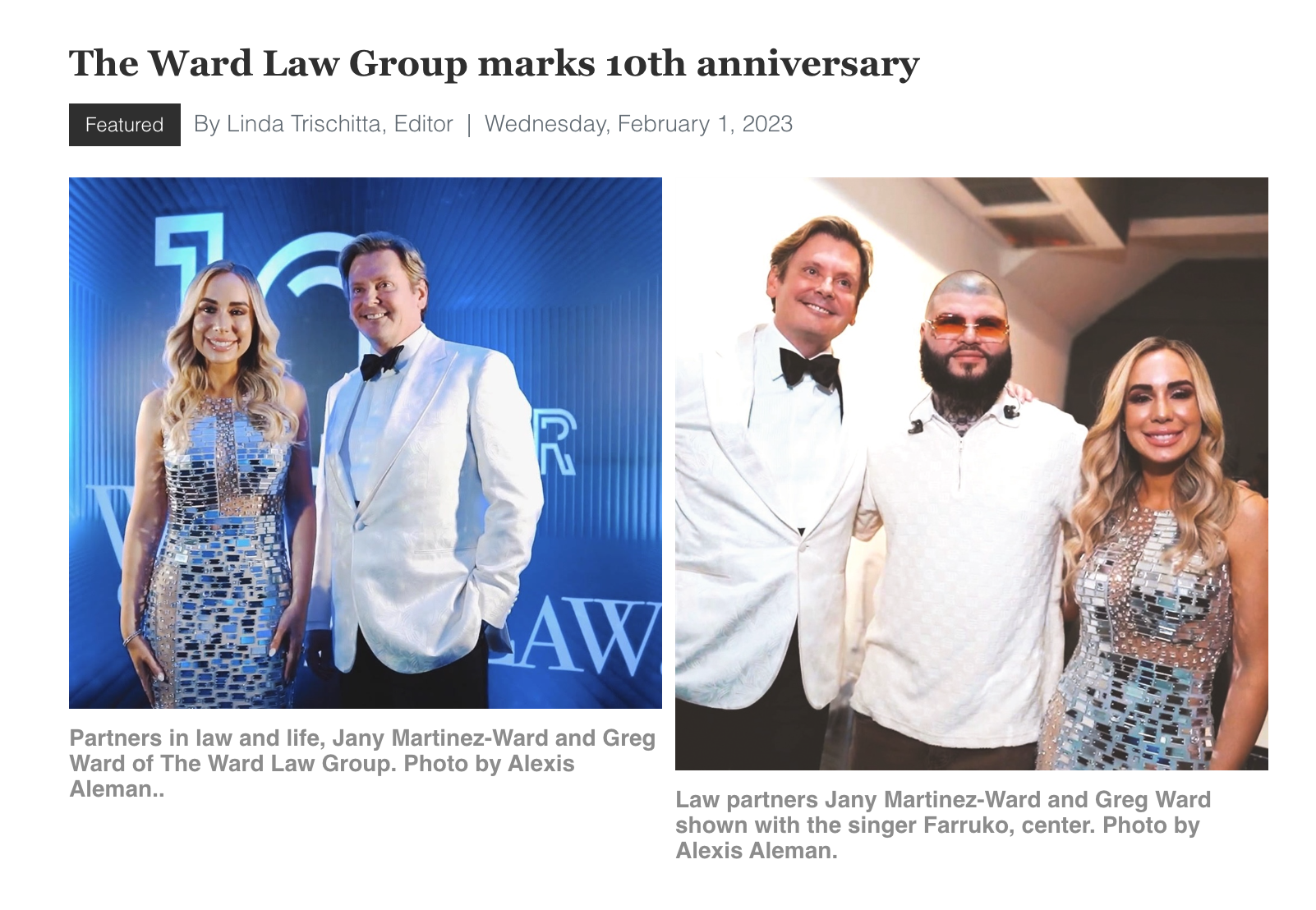 In The Media | The Ward Law Group